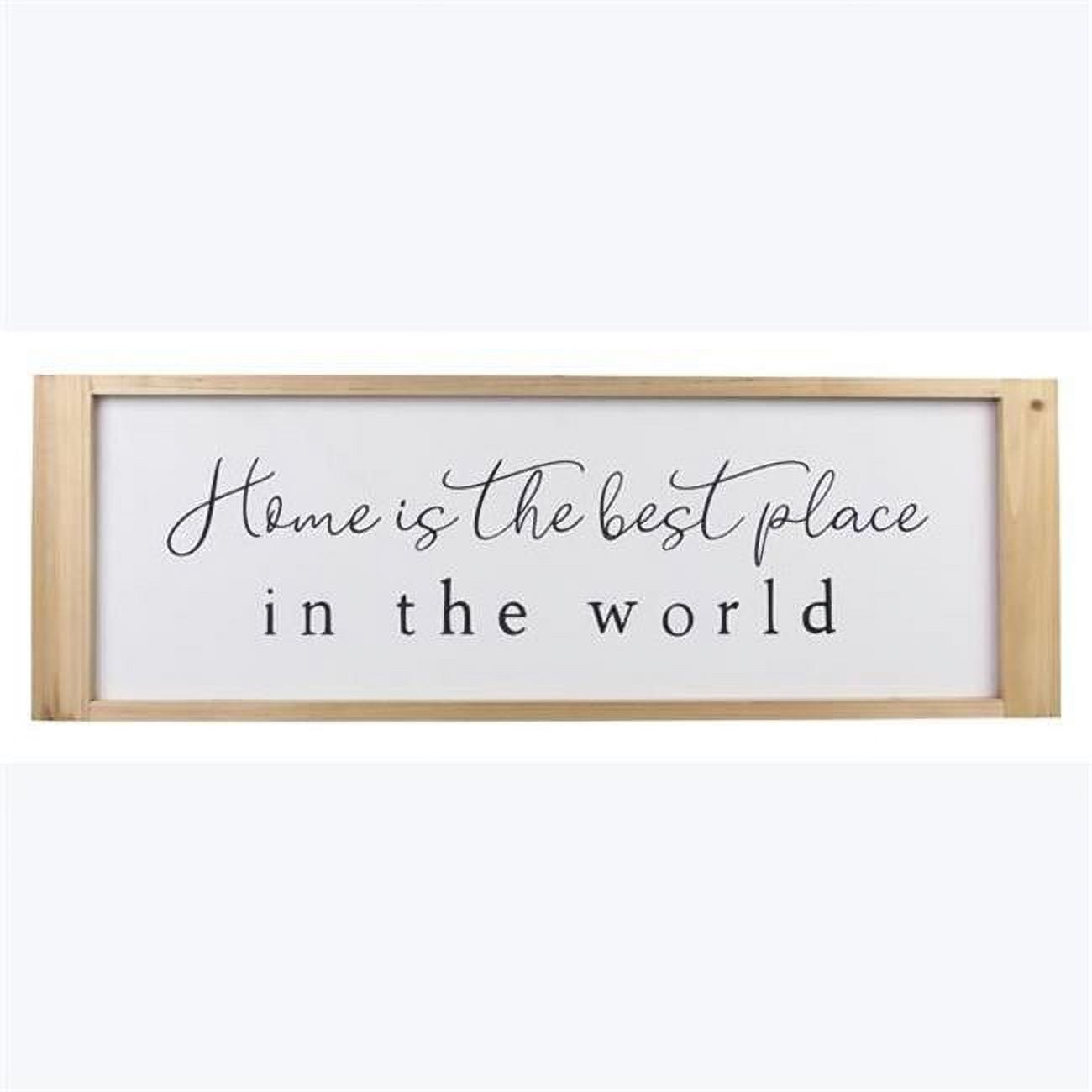 Youngs 12353 Wood Inspirational Home Wall Sign - Walmart.com