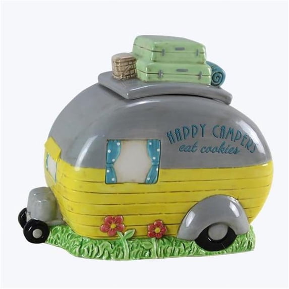 Youngs 14314 Ceramic Happy Campers Cookie Jar - Walmart.com