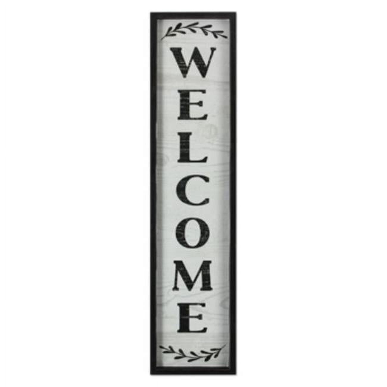 Youngs 17428 Wood Vertical Welcome Wall Sign - Walmart.com