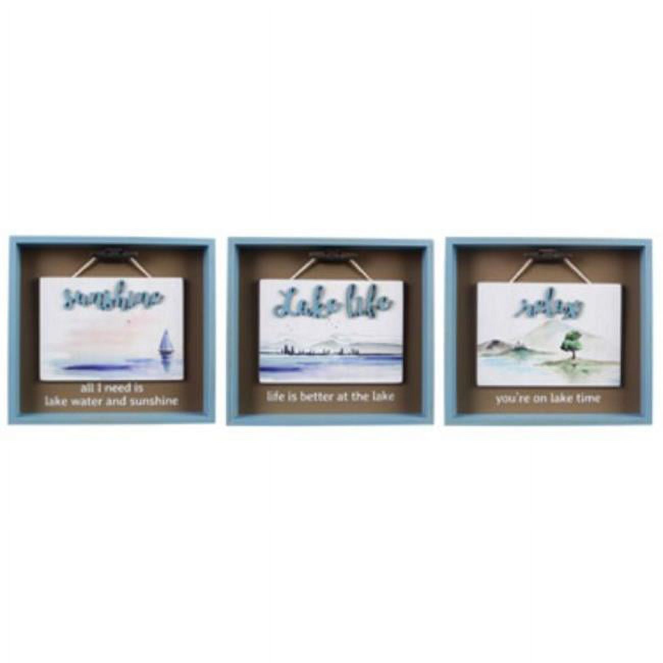 Youngs 20600 Wood Box with Boat Cleat Hanger Table Sign, Assorted Color ...