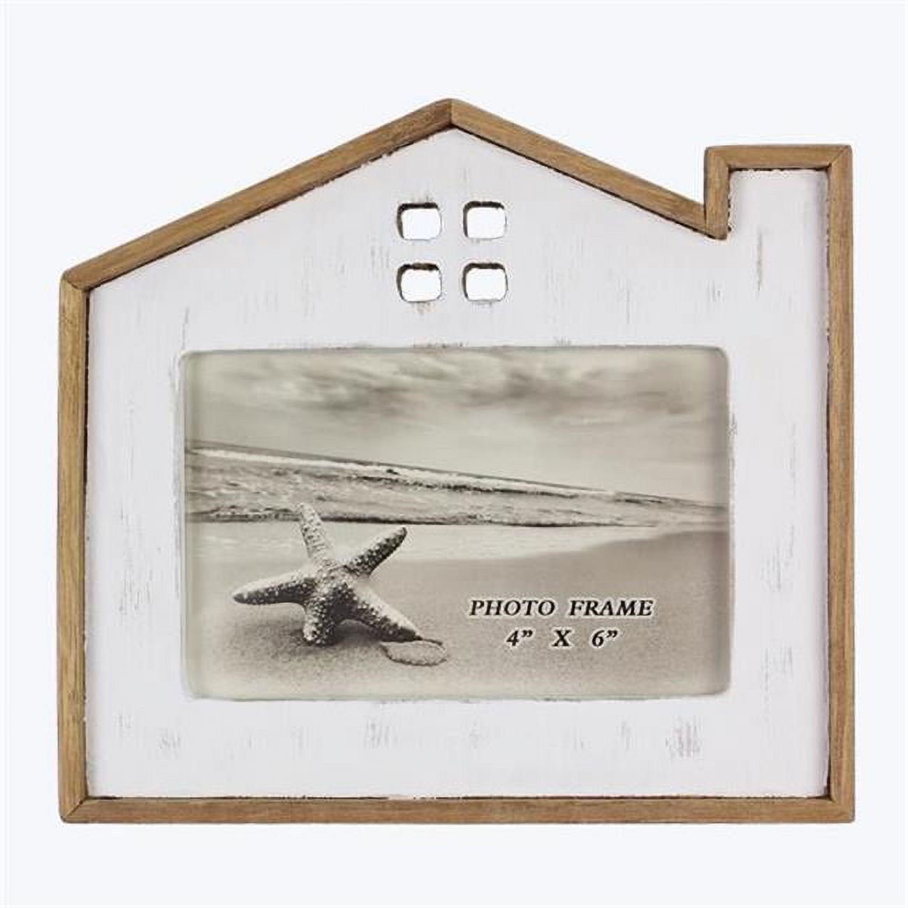 Youngs 21626 4 x 6 in. Wood House Photo Frame - Walmart.com