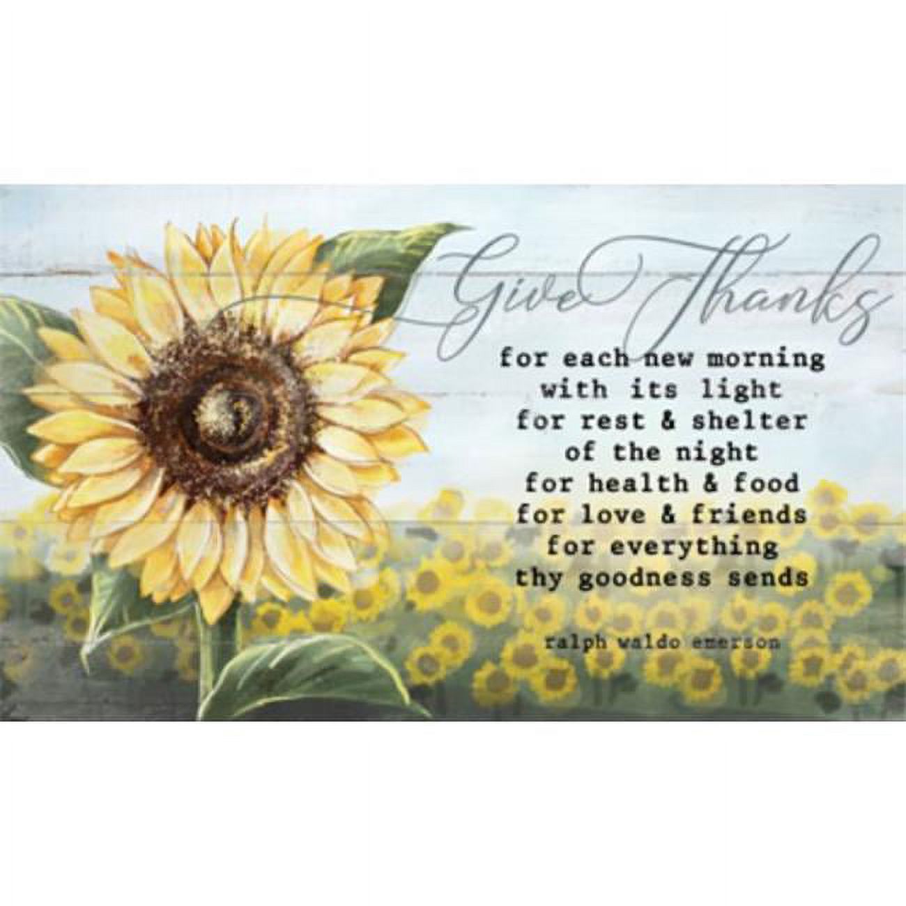 Youngs 38137 Wood Sunflower Wall Plaque - Walmart.com