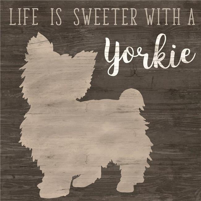 Youngs 38346 Wood Yorkie Wall Plaque - Walmart.com