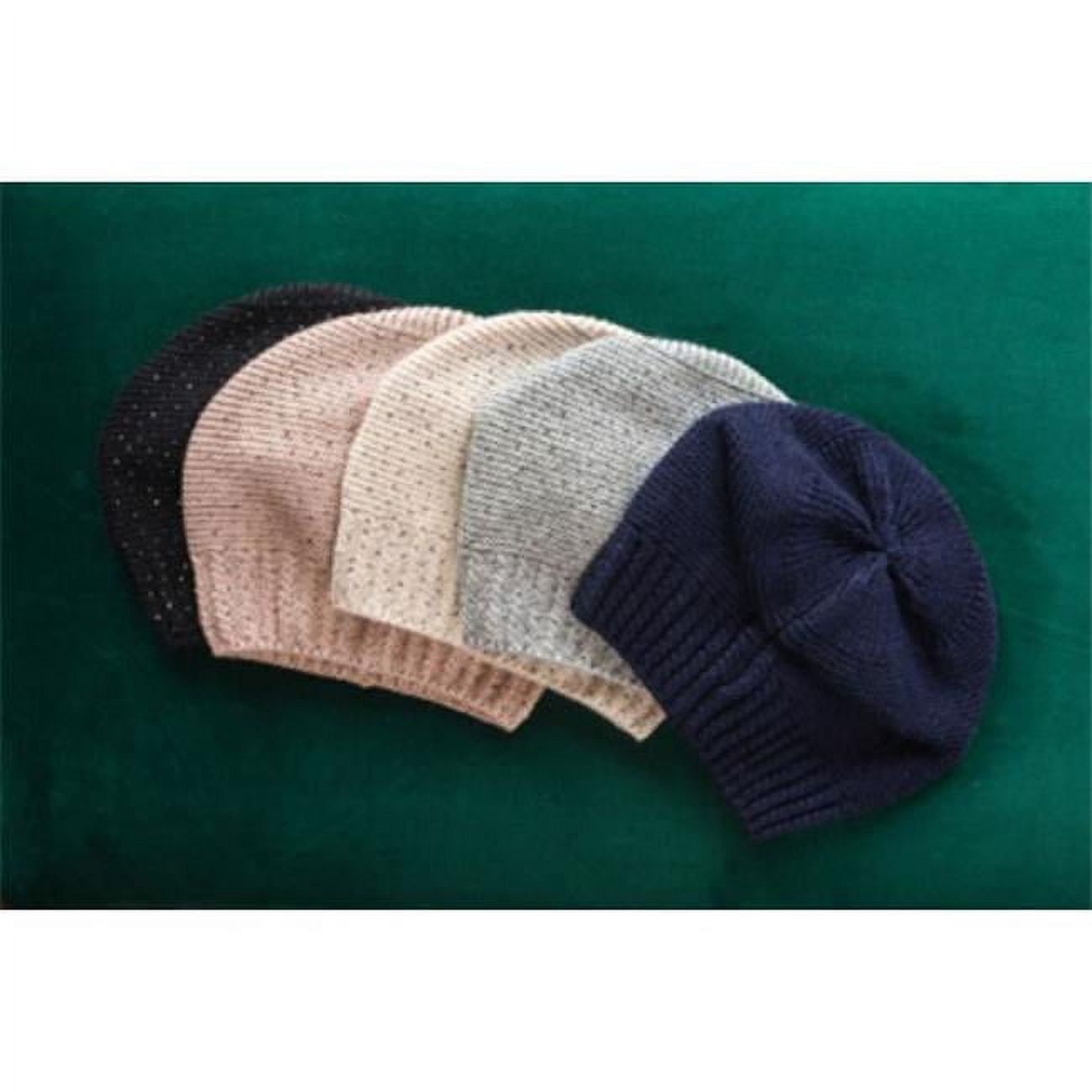 Youngs 40866 Small Rhinestone Knit Hat, Assorted Color - 5 Piece ...