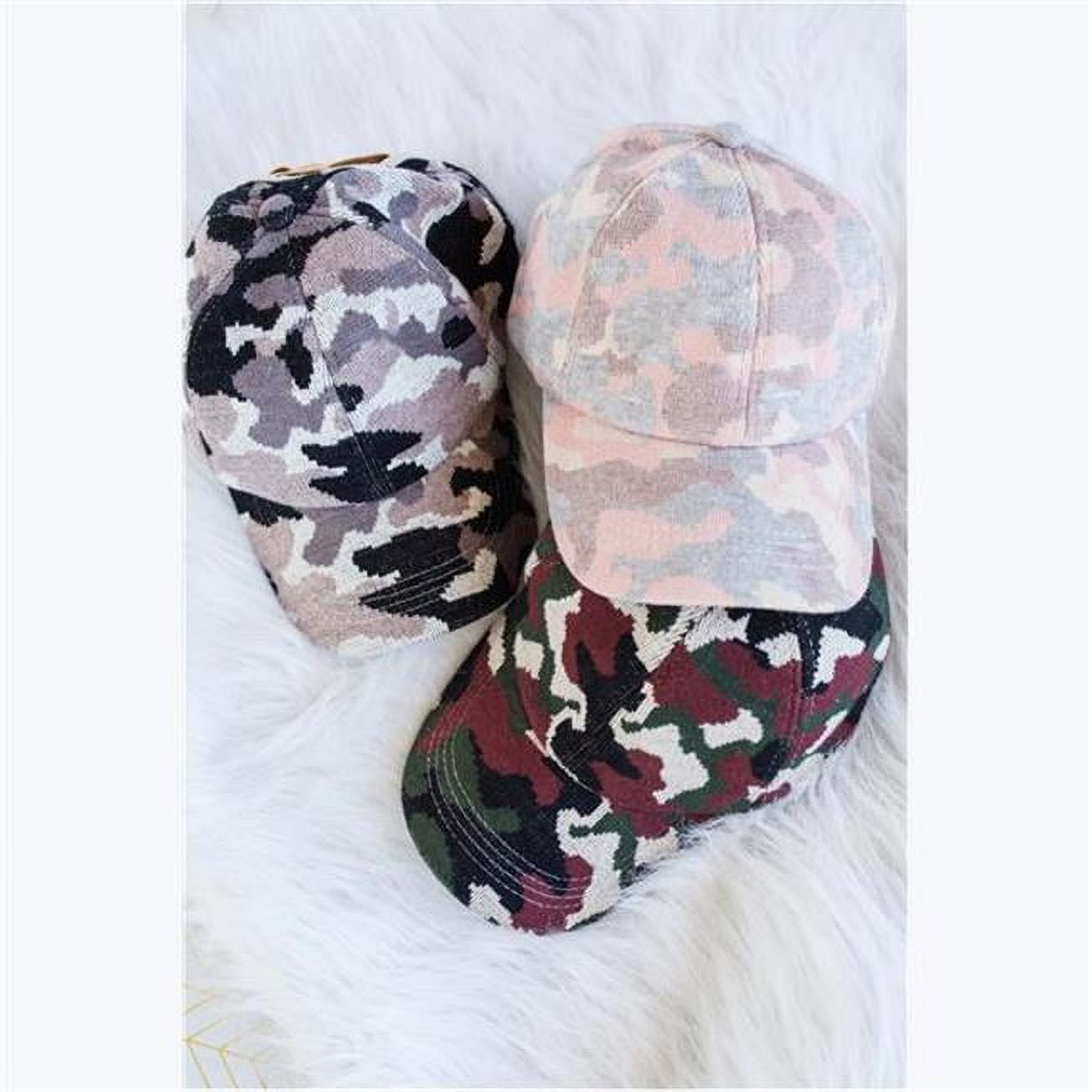 Youngs 41590 Camo Baseball Hat, Assorted Color - 3 Piece - Walmart.com