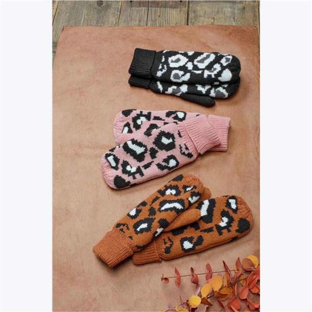 Youngs 42920 Leopard Mittens, Assorted Color - 3 Piece - Walmart.com