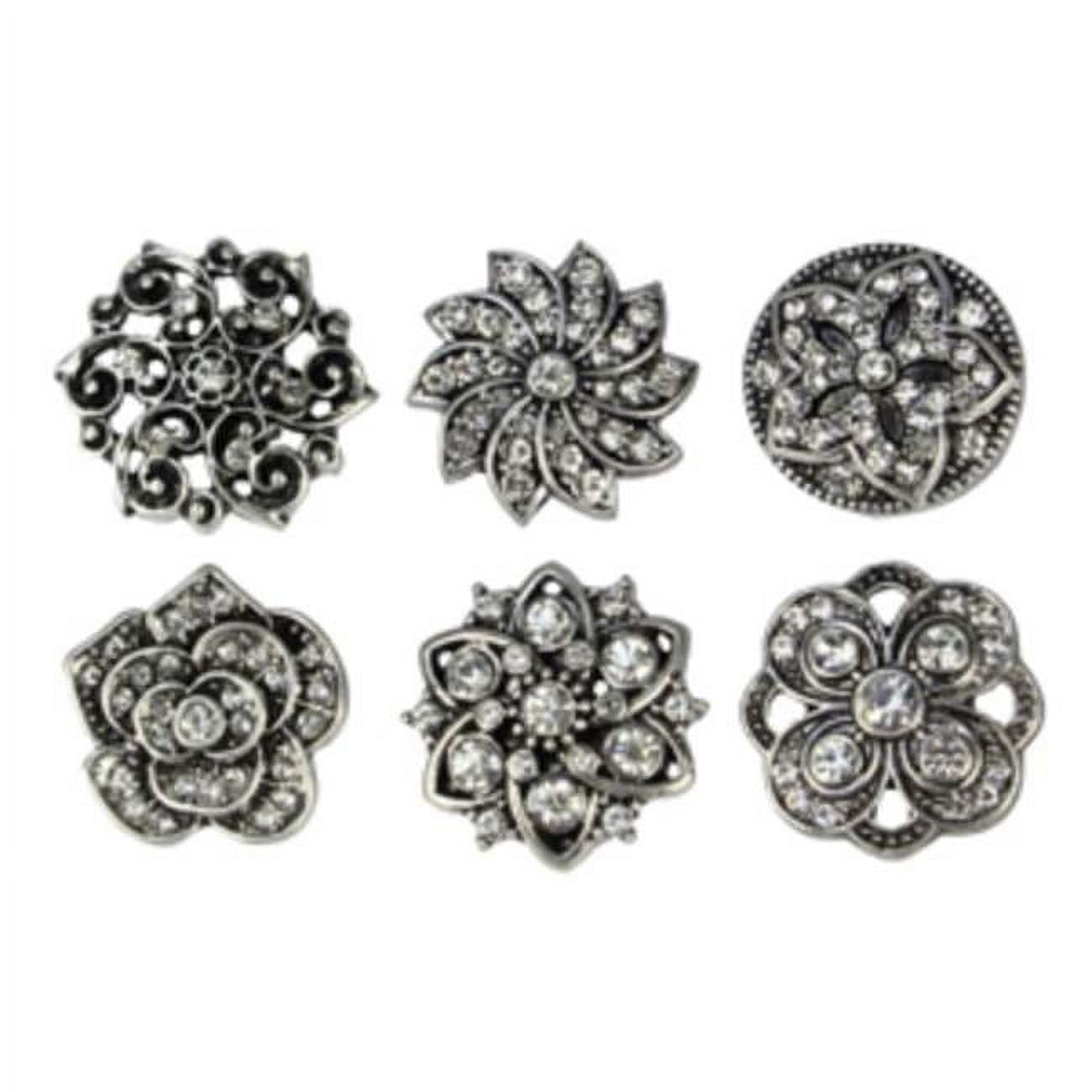 Youngs 48205 Silver Snaps, Assorted Color - 6 Piece - Walmart.com