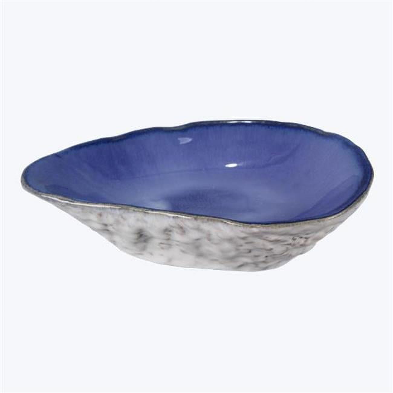 Youngs 61599 Ceramic Tabletop Serving & Decor Plate, Blue - Walmart.com