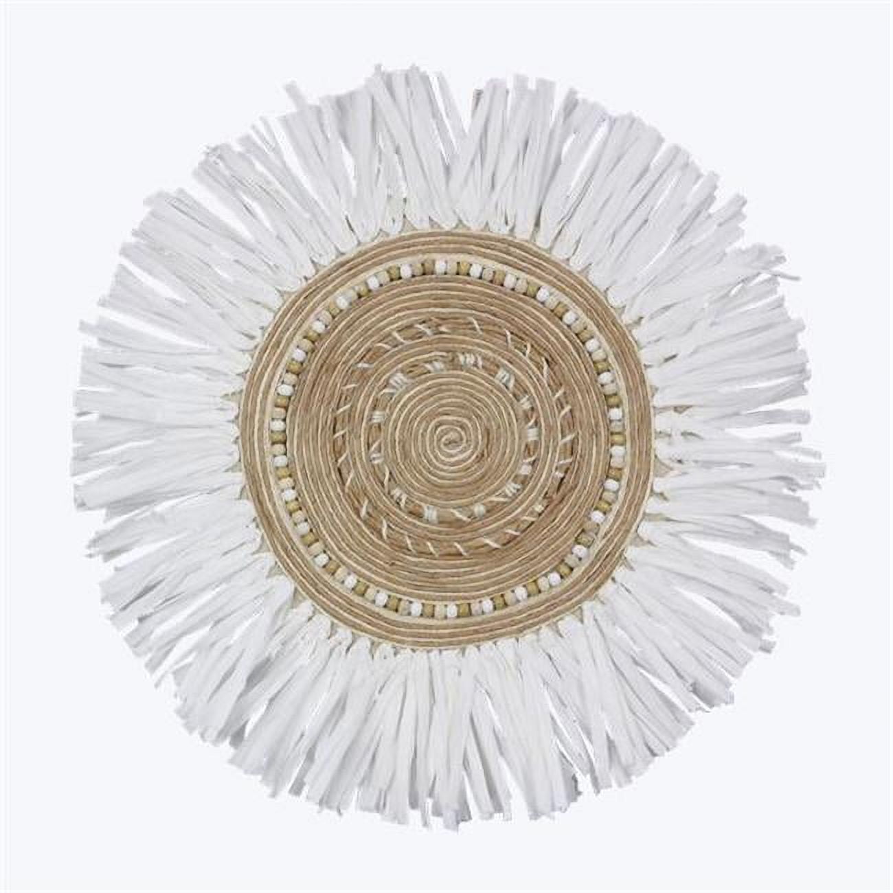 Youngs 61664 Paper & Rope Wall Hanger with Wood Blessing Beads ...