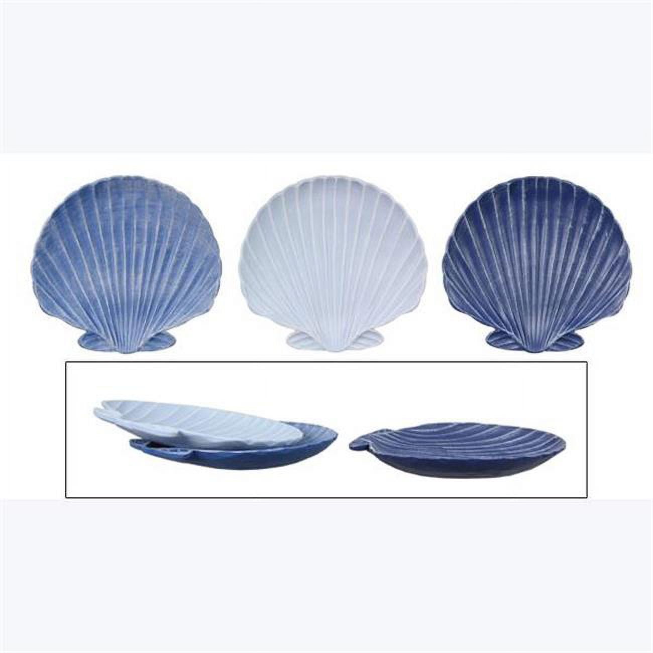 Youngs 62138 Wood Nautical Shell Plate Trinket Dish - 3 Assortment ...