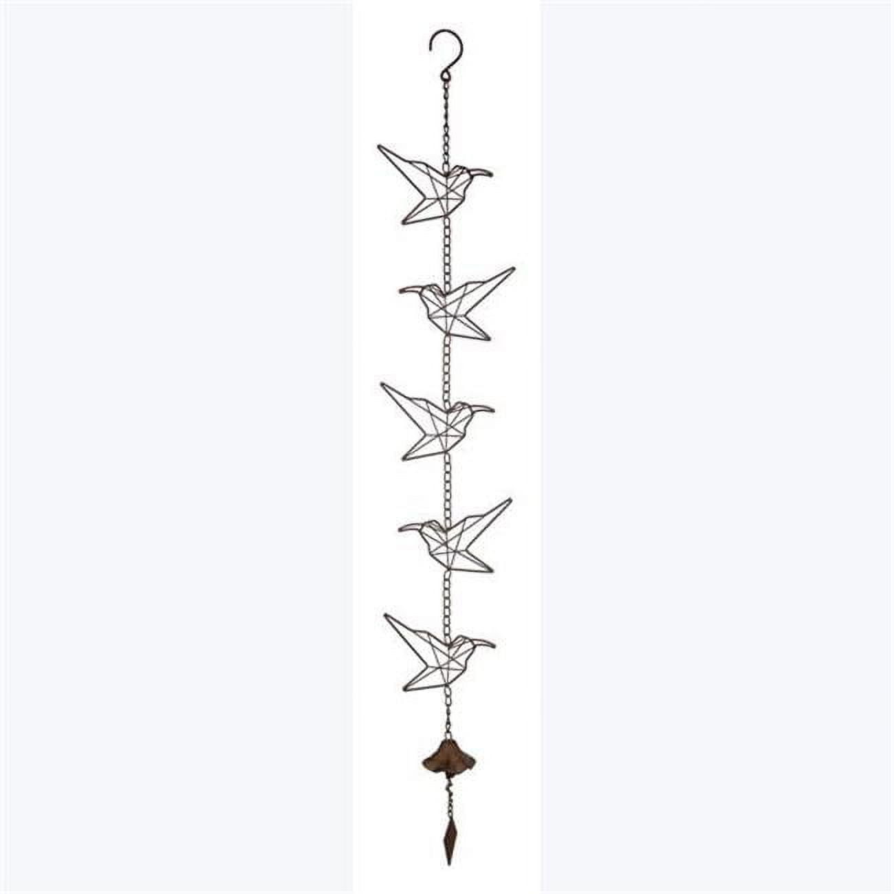 Youngs 73671 Metal Wire Hummingbird Design Wind Bell - Walmart.com