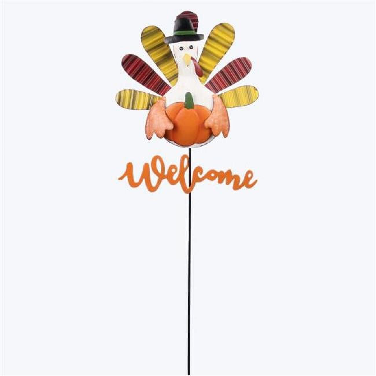 Youngs 81016 Metal Turkey Welcome Yard Stake - Walmart.com