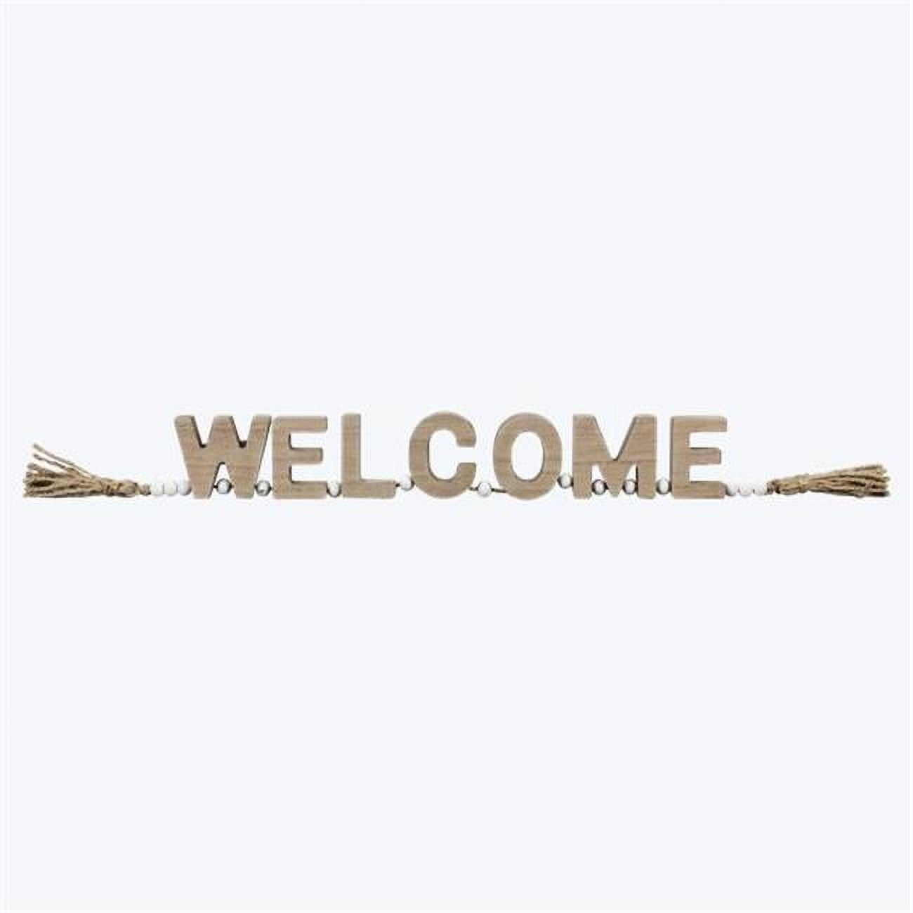 Youngs 82176 Wood Tabletop Fall Welcome Sign - Walmart.com