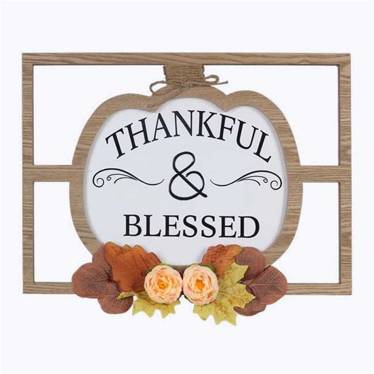 Youngs 82276 Wood & Metal Fall Wall Sign with Cutout designs ...