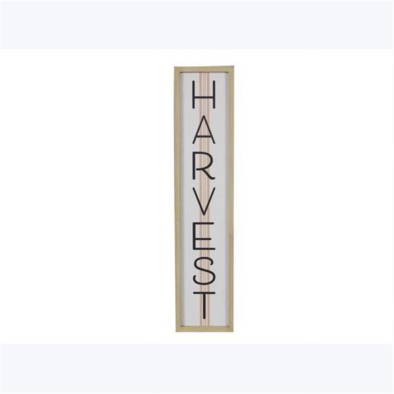 Youngs 82323 Wood Framed Harvest Vertical Wall Sign - Walmart.com