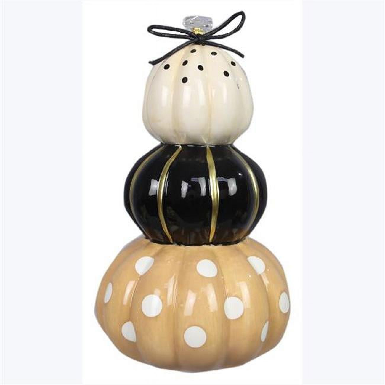 Youngs 82381 Ceramic Stacked Pumpkin Decor - Walmart.com