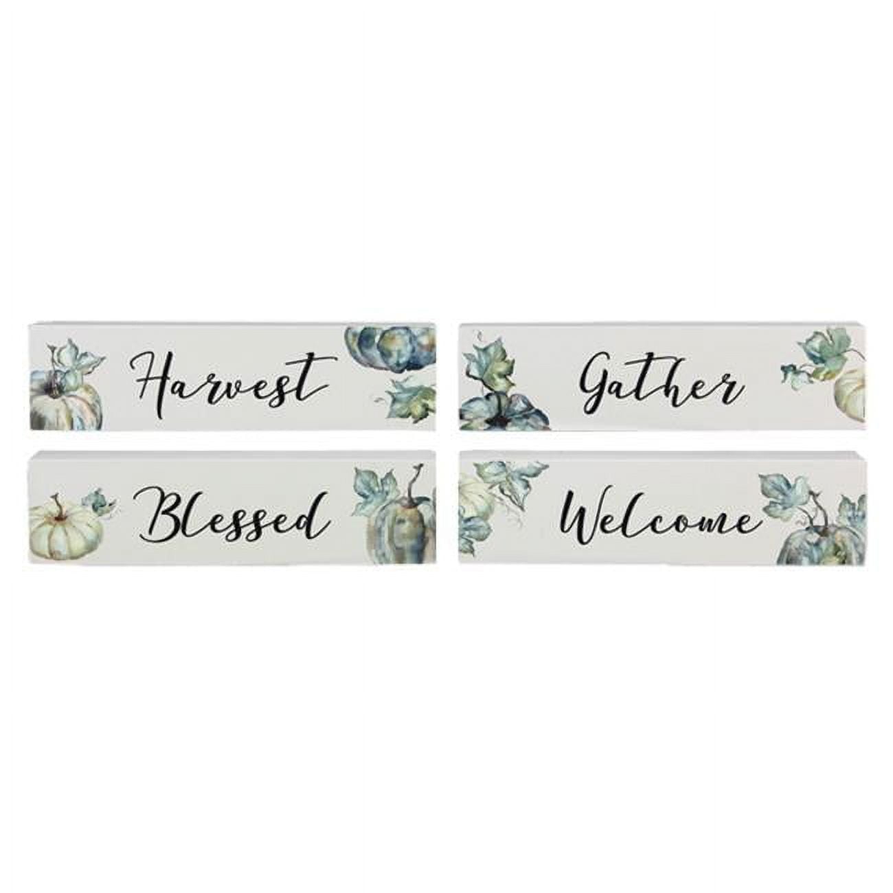 Youngs 89176 Wood Block Sign, Assorted Color - 4 Piece - Walmart.com