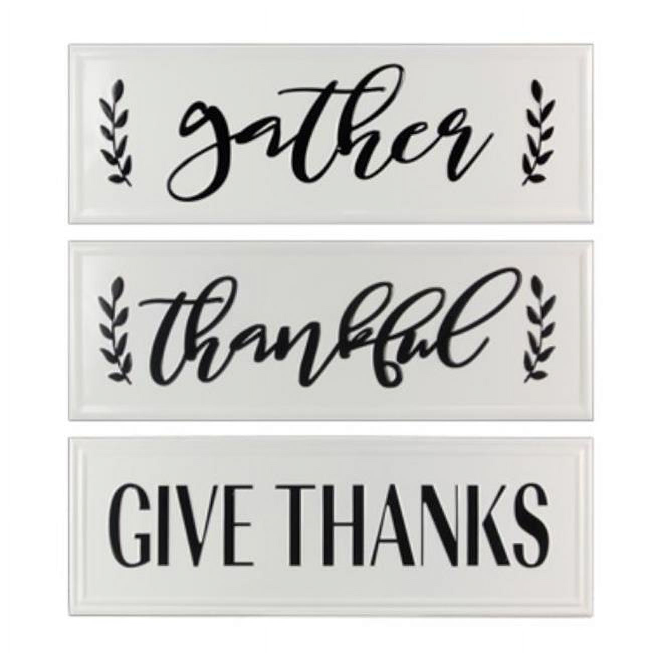 Youngs 89189 Metal Fall Wall Signs, Assorted Color - 3 Piece - Walmart.com
