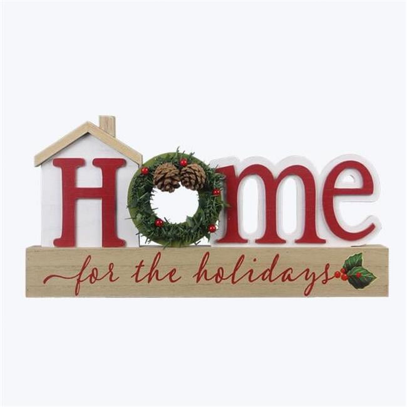 Youngs 91460 Wood Tabletop Christmas Word Sign, Home - Walmart.com