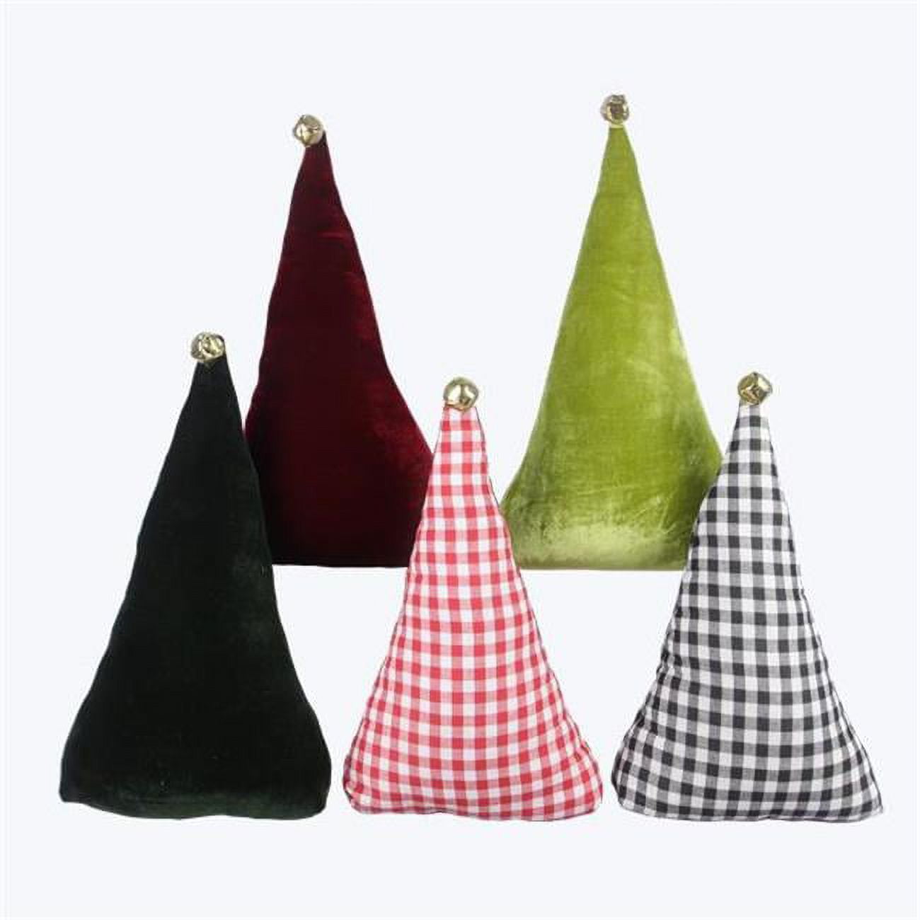 Youngs 91525 Fabric Christmas Tree Holiday Decor, Assorted Color - 5 ...