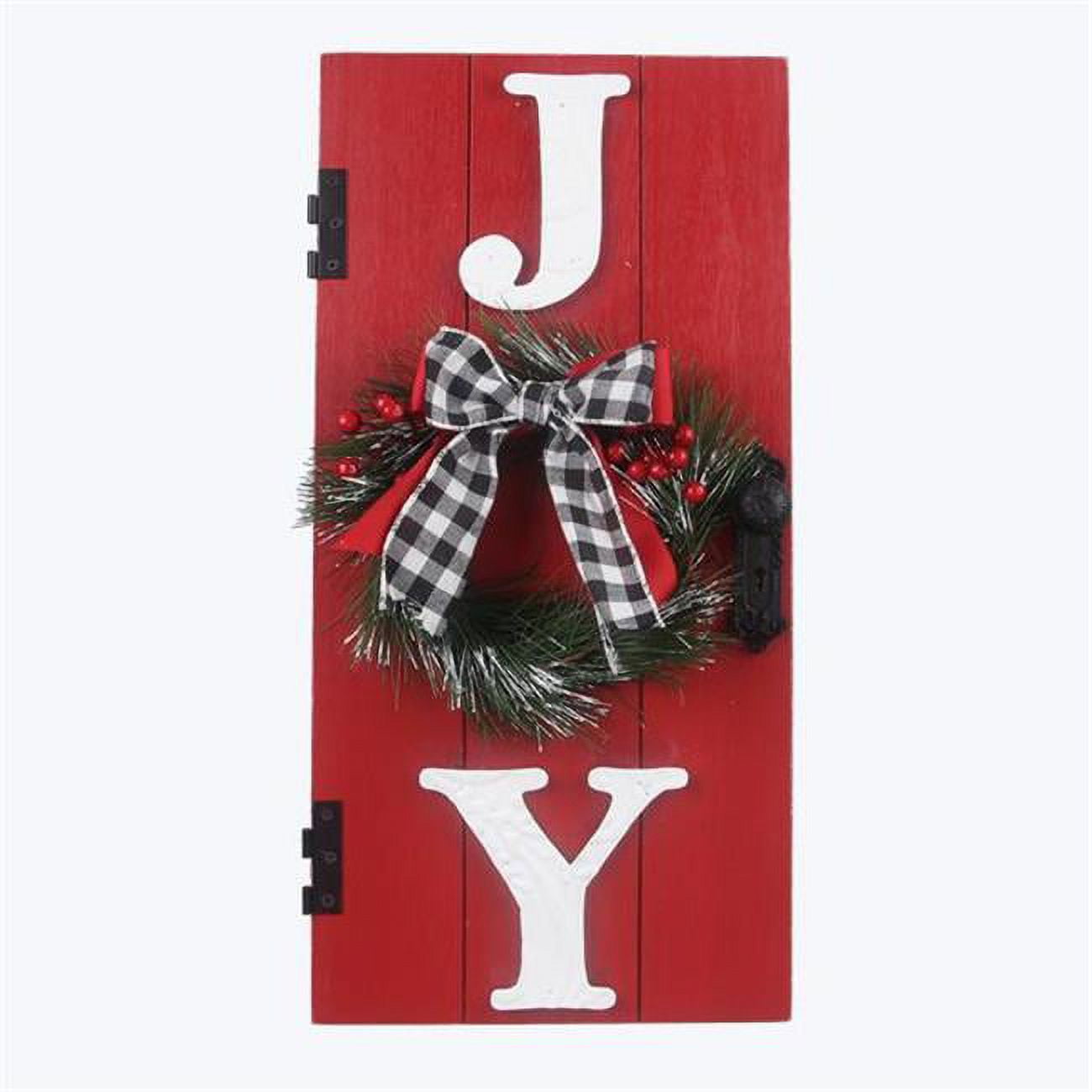 Youngs 91587 Wood Door Joy Wall Sign - Walmart.com