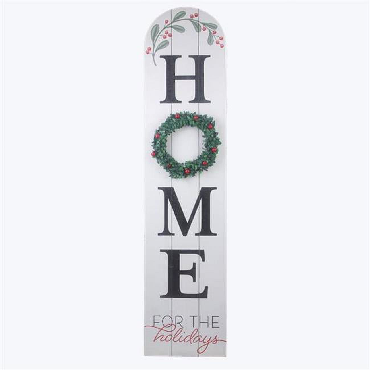 Youngs 91654 Wood Christmas Door Leaner Sign - Walmart.com