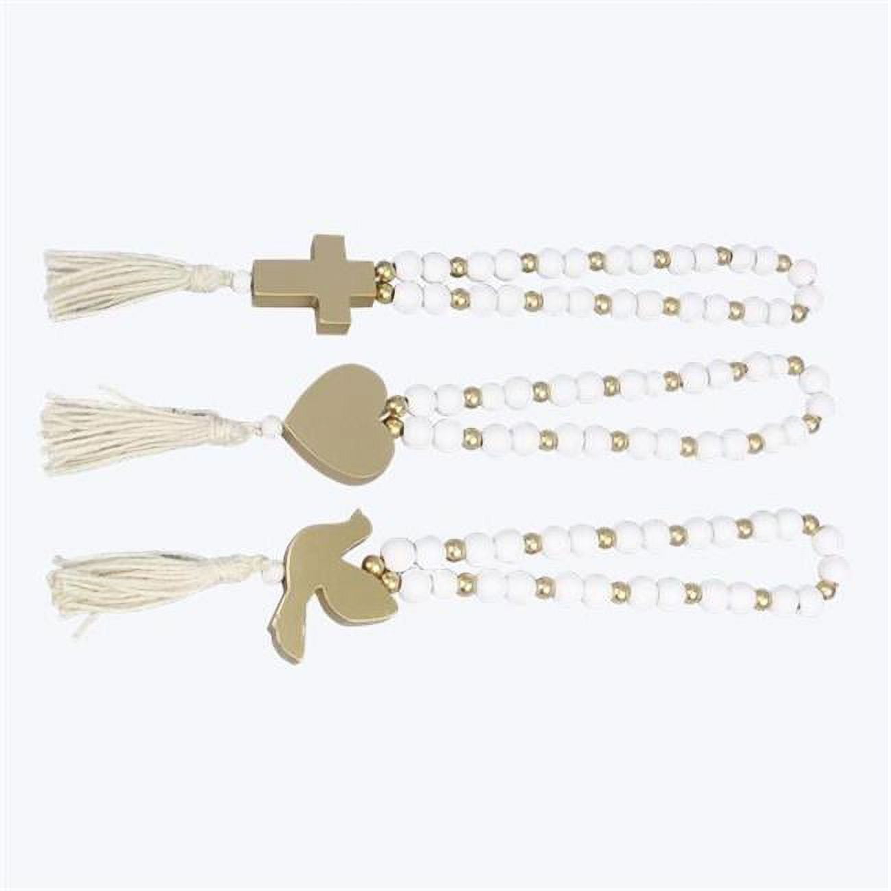 Youngs 91880 Wood Blessing Bead Hanger, Assorted Color - 3 Piece ...