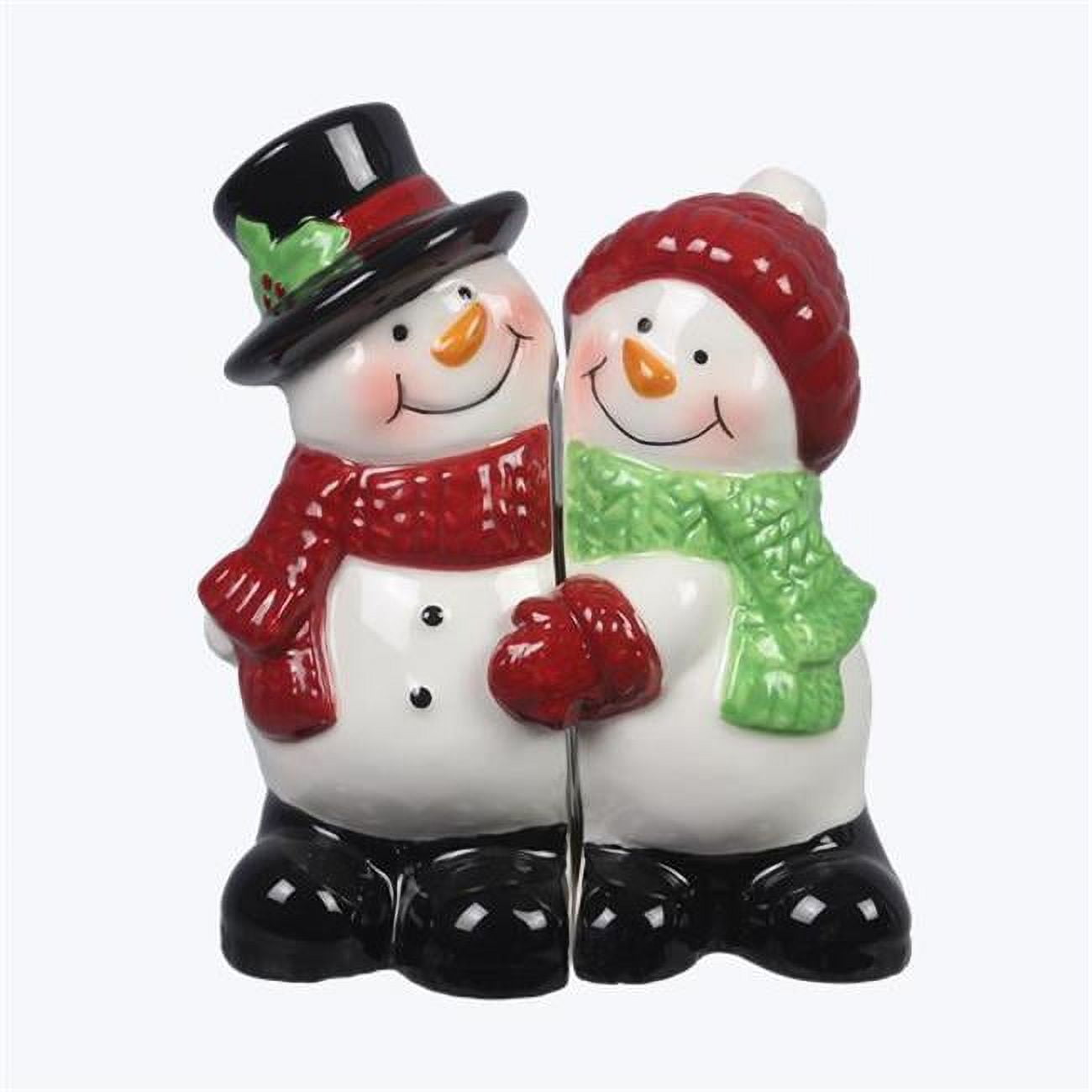 Youngs 92544 Ceramic Snowman Salt & Pepper Shaker Set - 2 Piece ...