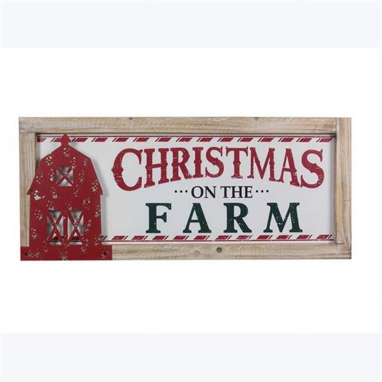 Youngs 99467 Wood & Metal Tree Farm Sign - Walmart.com