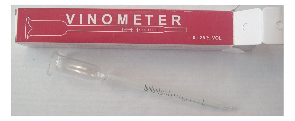 Youngs Brew Home Brewing Vinometer 0 25% Vol Glass Vinometer - Walmart.com