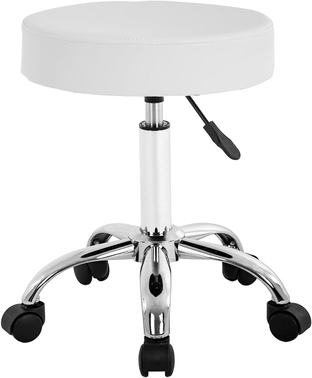 Youngshion Round Rolling Stool with Swivel Garage Stool Esthetician ...