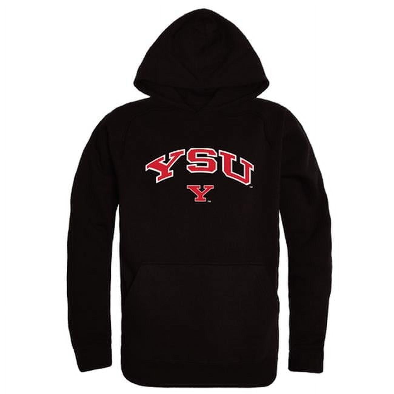 Youngstown State University Campus Hoodie, Black & White - Extra Large ...