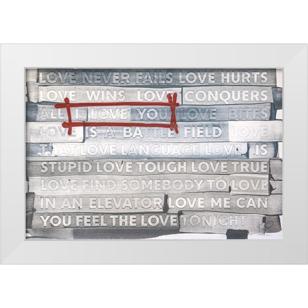 Youngstrom, Kent 32x23 White Modern Wood Framed Museum Art Print Titled ...