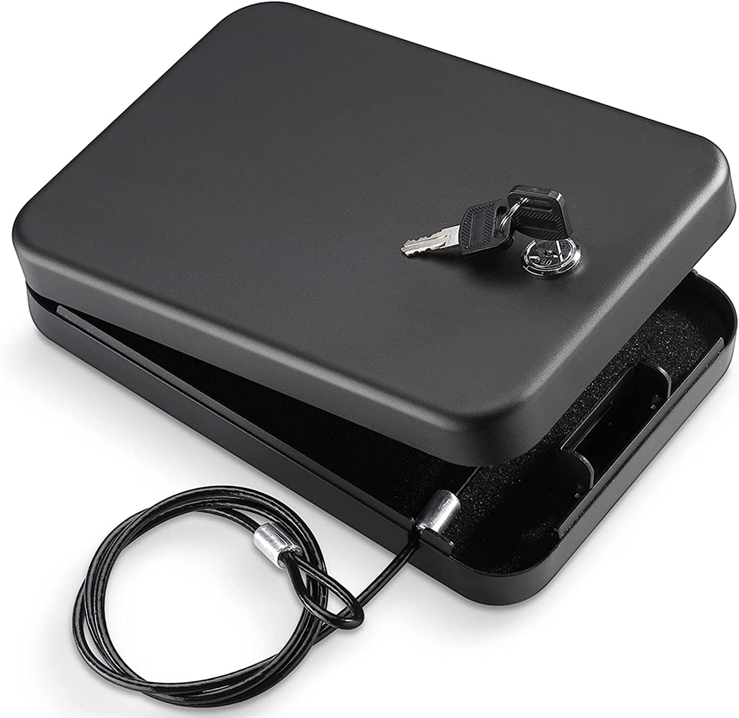 Younion Pistol Safe, Portable Travel Gun Safe,Handgun Lock Box, Gun ...