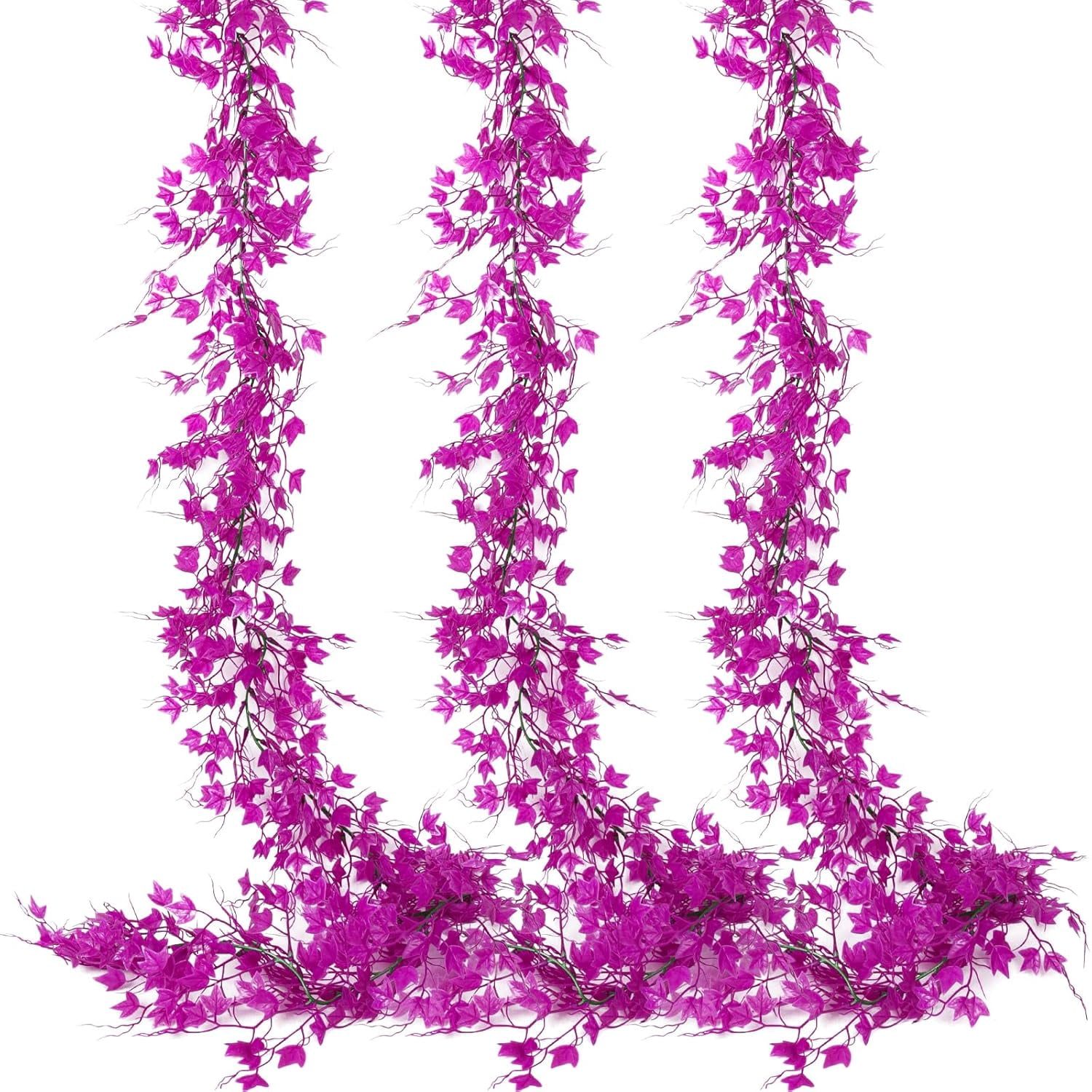 YoupWaven Artificial Garlands Leaf Garland Artificial Ivy Vines Fausse ...