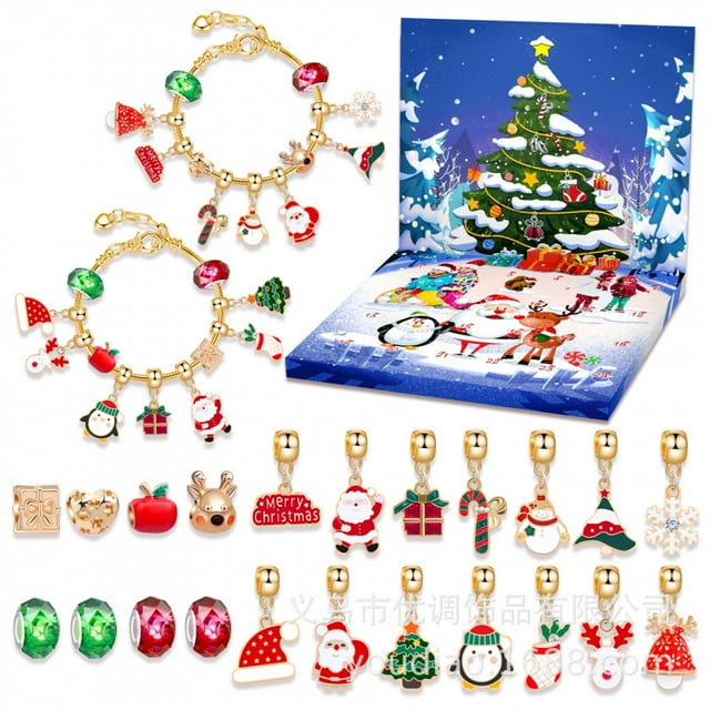 YoupWaven Christmas Advent Calendar 2025 for Girls, DIY Jewelry Charm ...