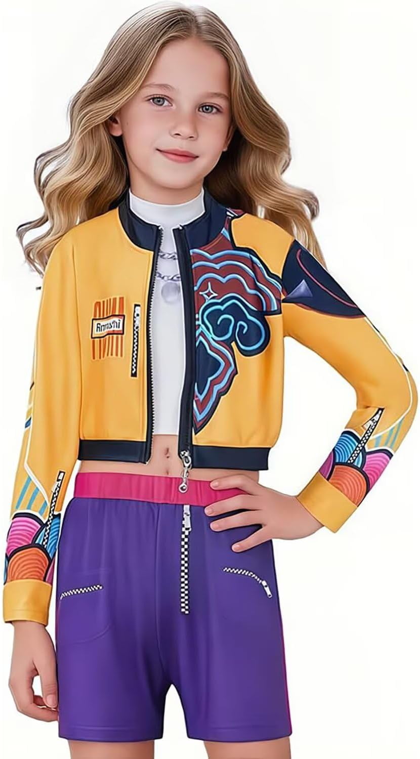 YoupWaven Demon Full Set Outfits Hunters Outfits for Girls, Full Set ...