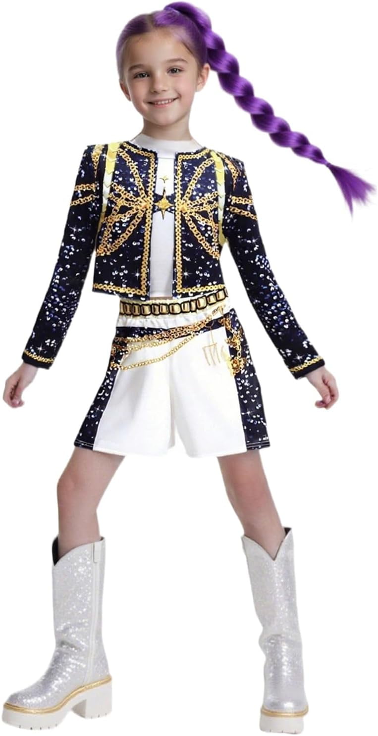 YoupWaven Demon Full Set Outfits Hunters Outfits for Girls, Full Set ...