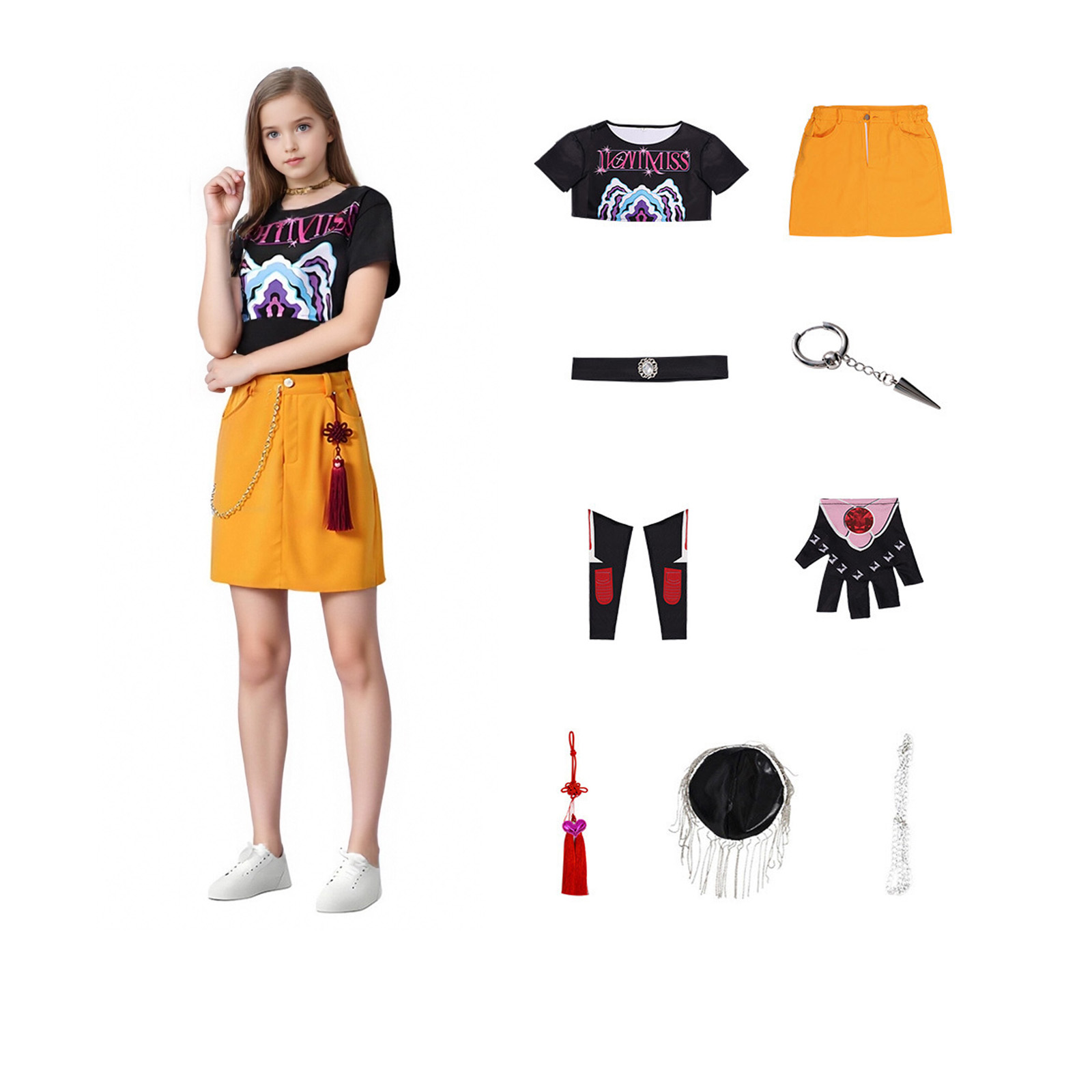 YoupWaven Demon Girls Clothes Hunters Outfits with Accessories, Pop ...