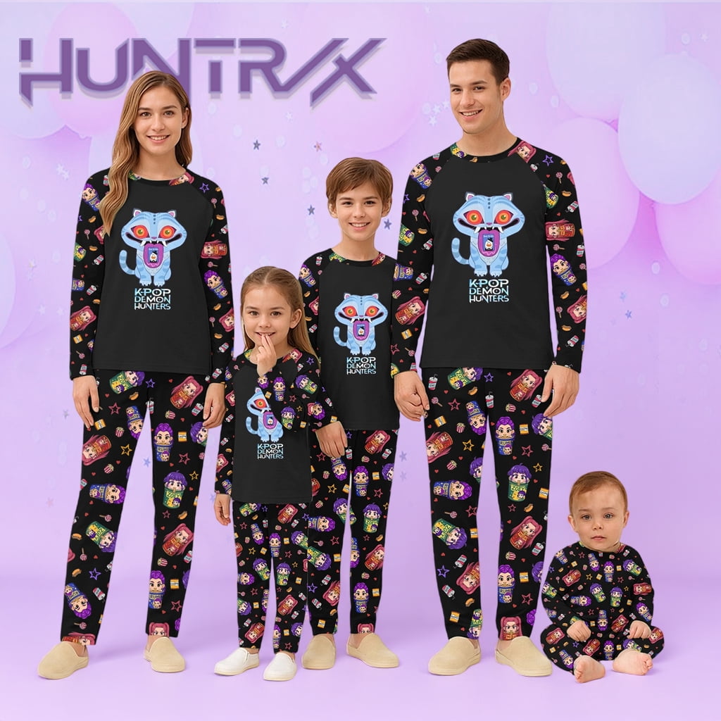 YoupWaven Pop Singers Matching Pajamas Set, Family Christmas Pajamas ...