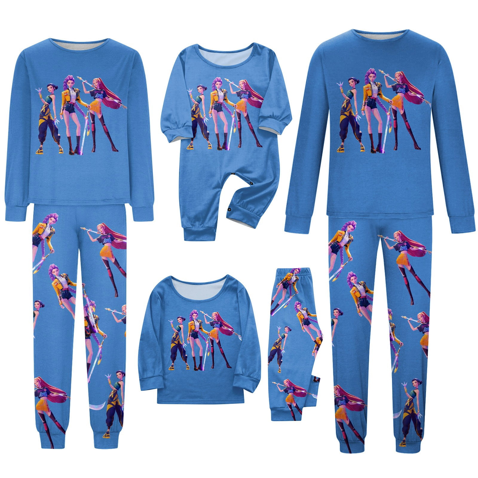 YoupWaven Pop Singers Matching Pajamas Set, Matching Christmas Pajamas ...