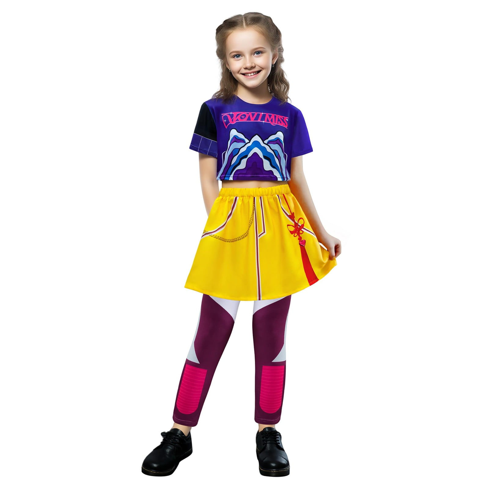 YoupWaven Girls Demon Outfits Hunters Full Set Outfits, Teens Girls ...