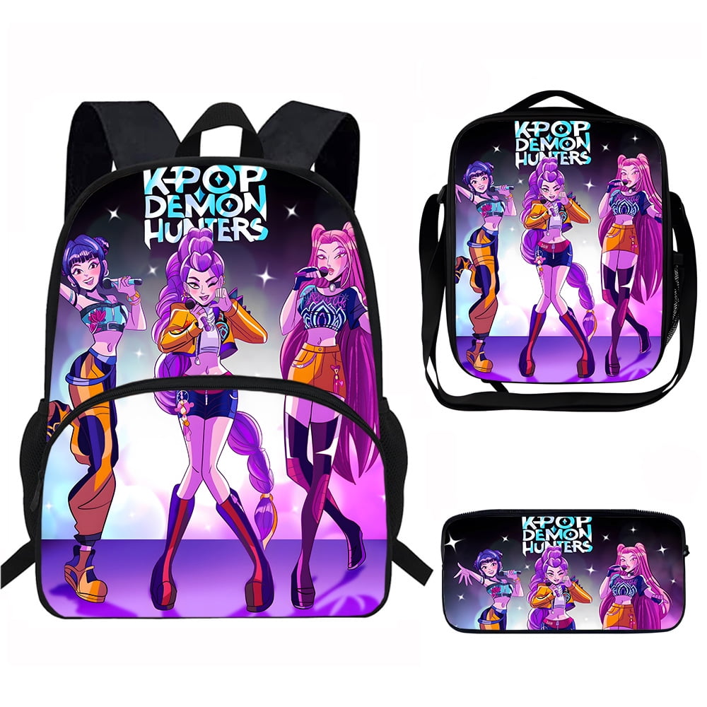 YoupWaven Kpop Demon Hunters Backpacks, Large Capacity School Backpack ...