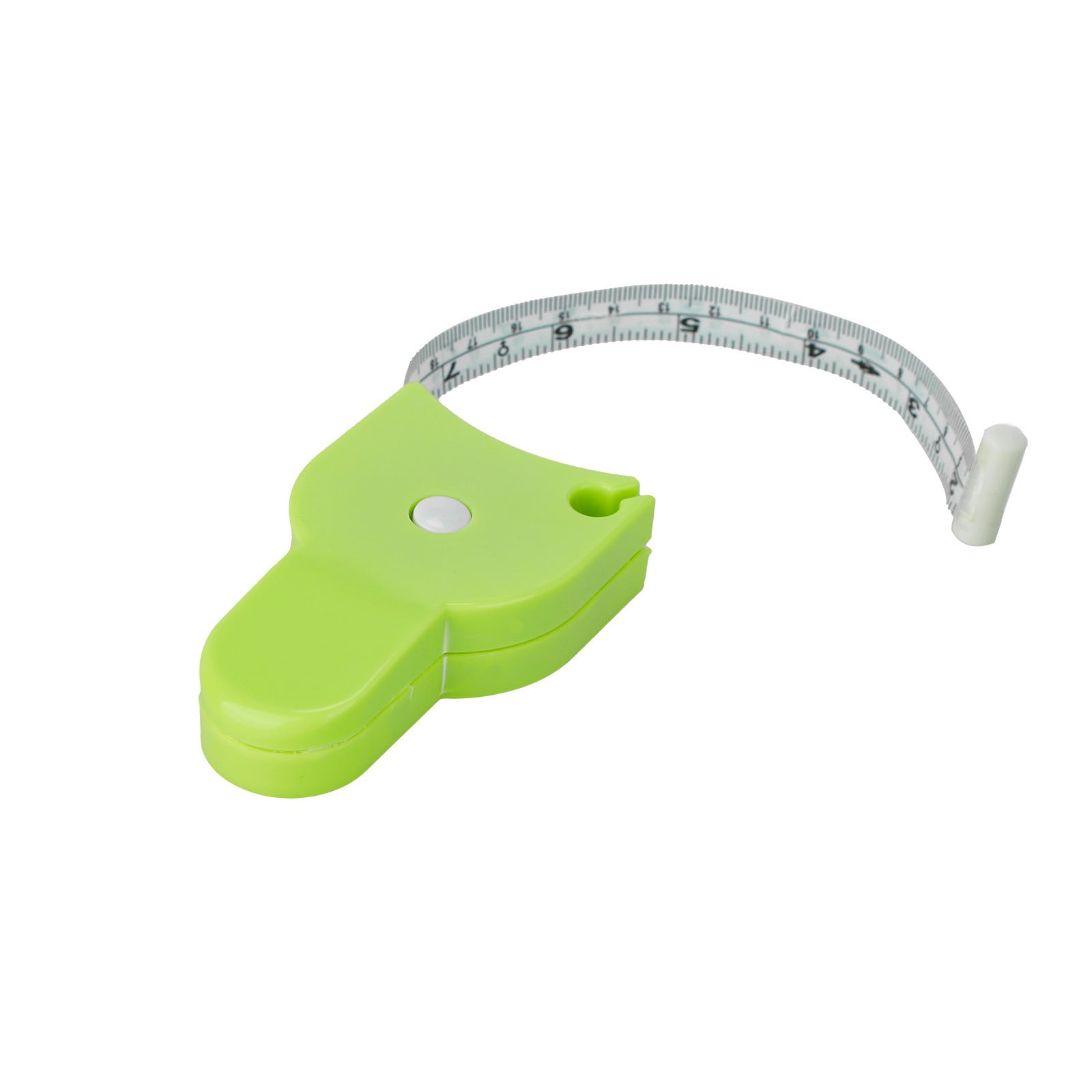 Youpineg Ruler Pattern Body Fat Caliper Tape Waist Retractable Ruler ...