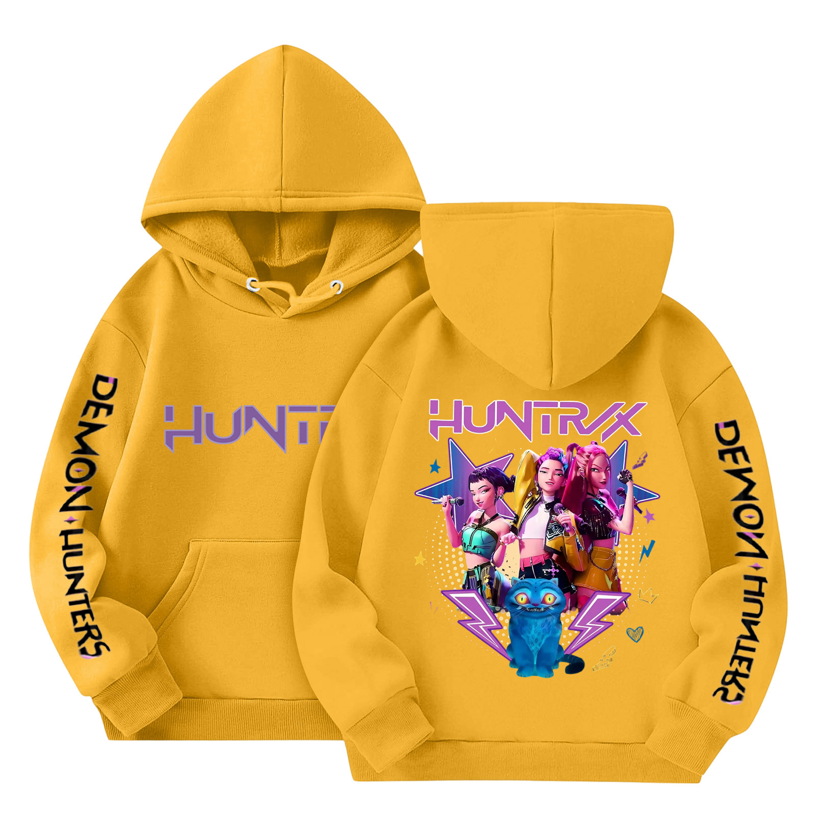 Youpwaven Demon Hoodies, Relaxed Fit Long Sleeve Sweatshirts, Hunters ...