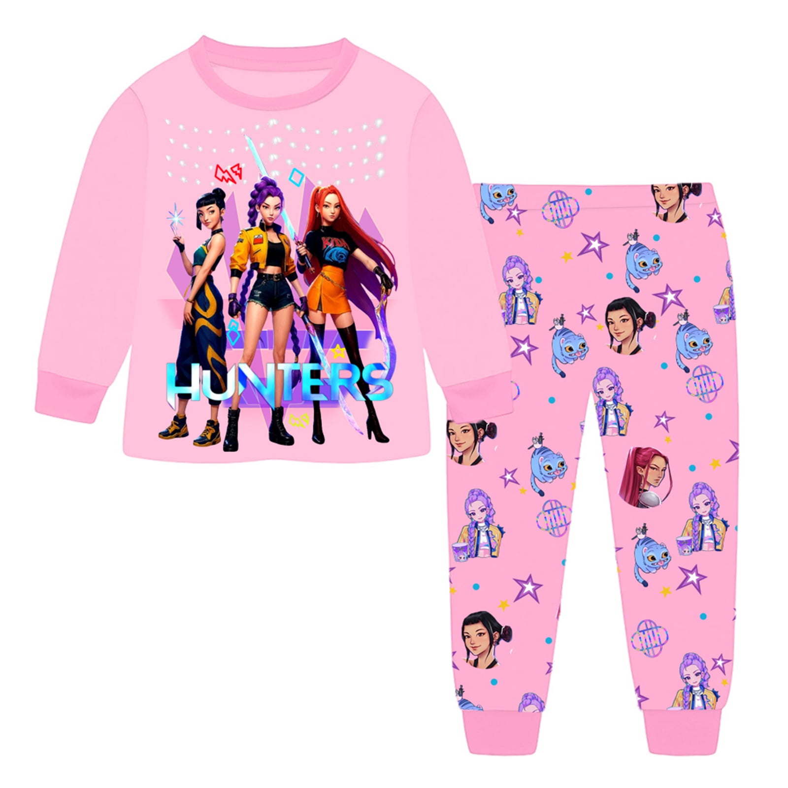 Youpwaven Gi-rls Dance Stage Matching Pajamas, KPop Singers Clothes ...