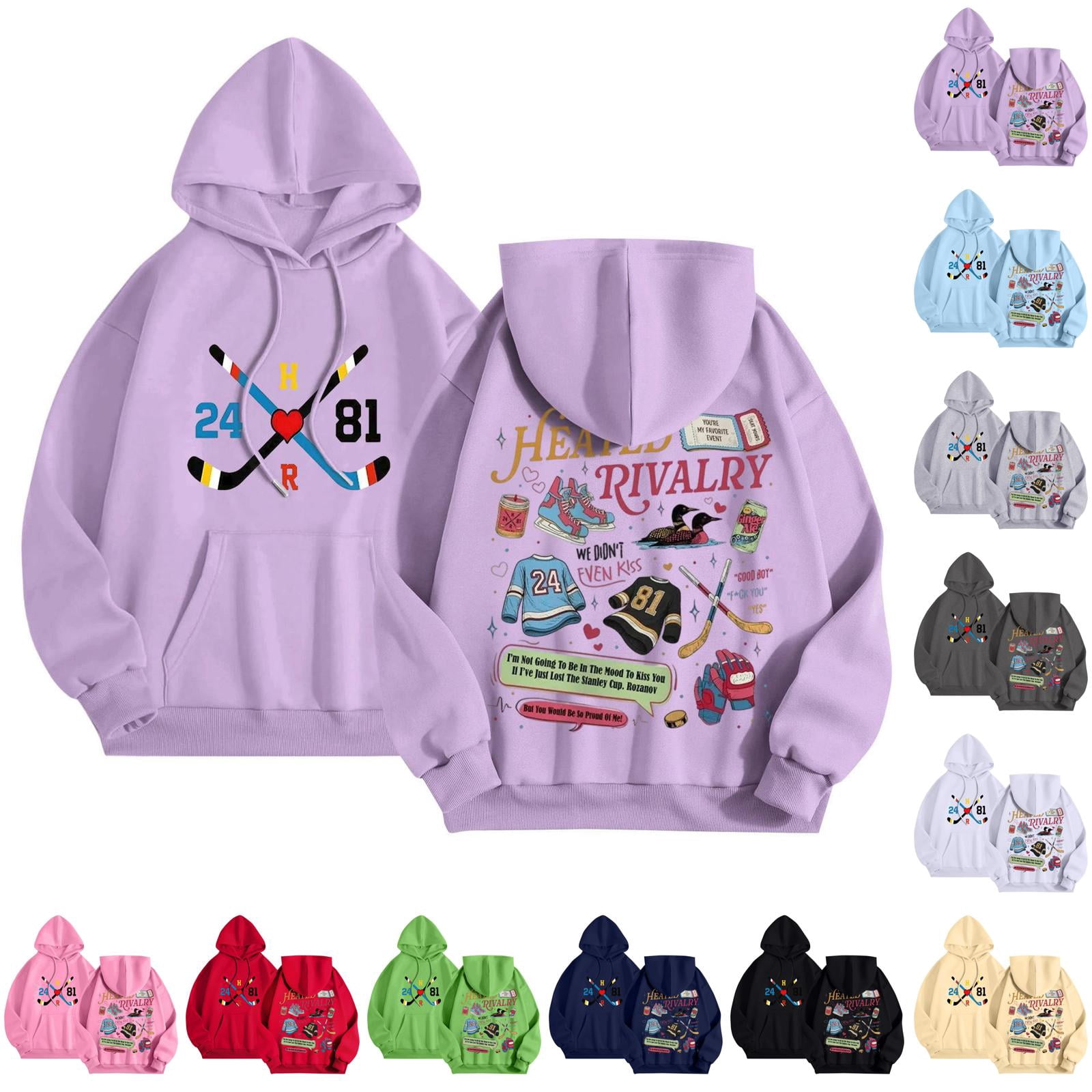 Youpwaven Heated Rivalry Inspired Hockey Hoodie Merch, Ilya & Shane #81 ...