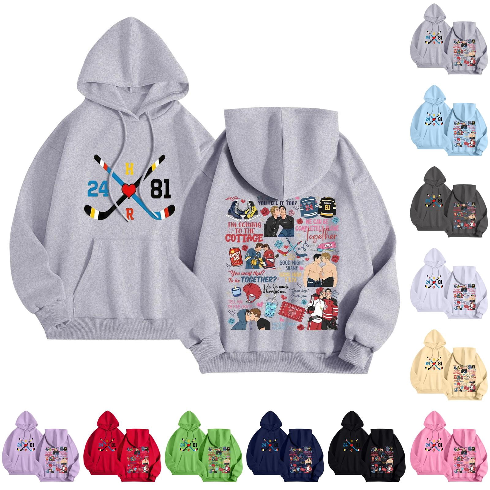 Youpwaven Heated Rivalry Inspired Hockey Hoodie Merch, Ilya & Shane ...