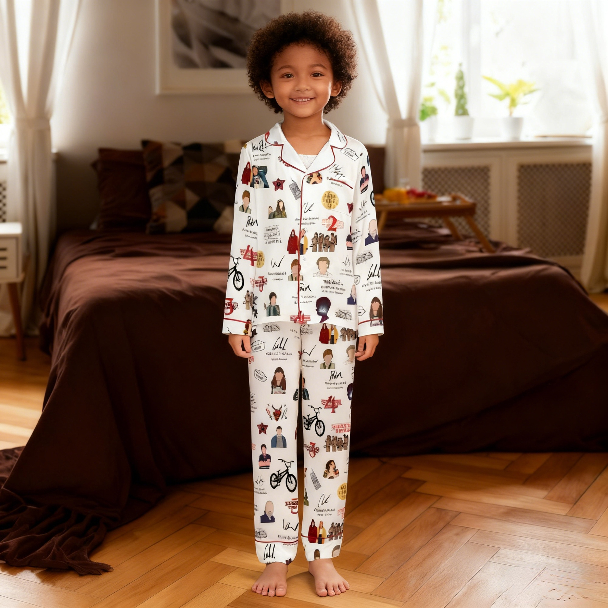 Youpwaven K'i'ds Stranger Graphic Things Pajama Sets, 2-Piece Sleepwear ...