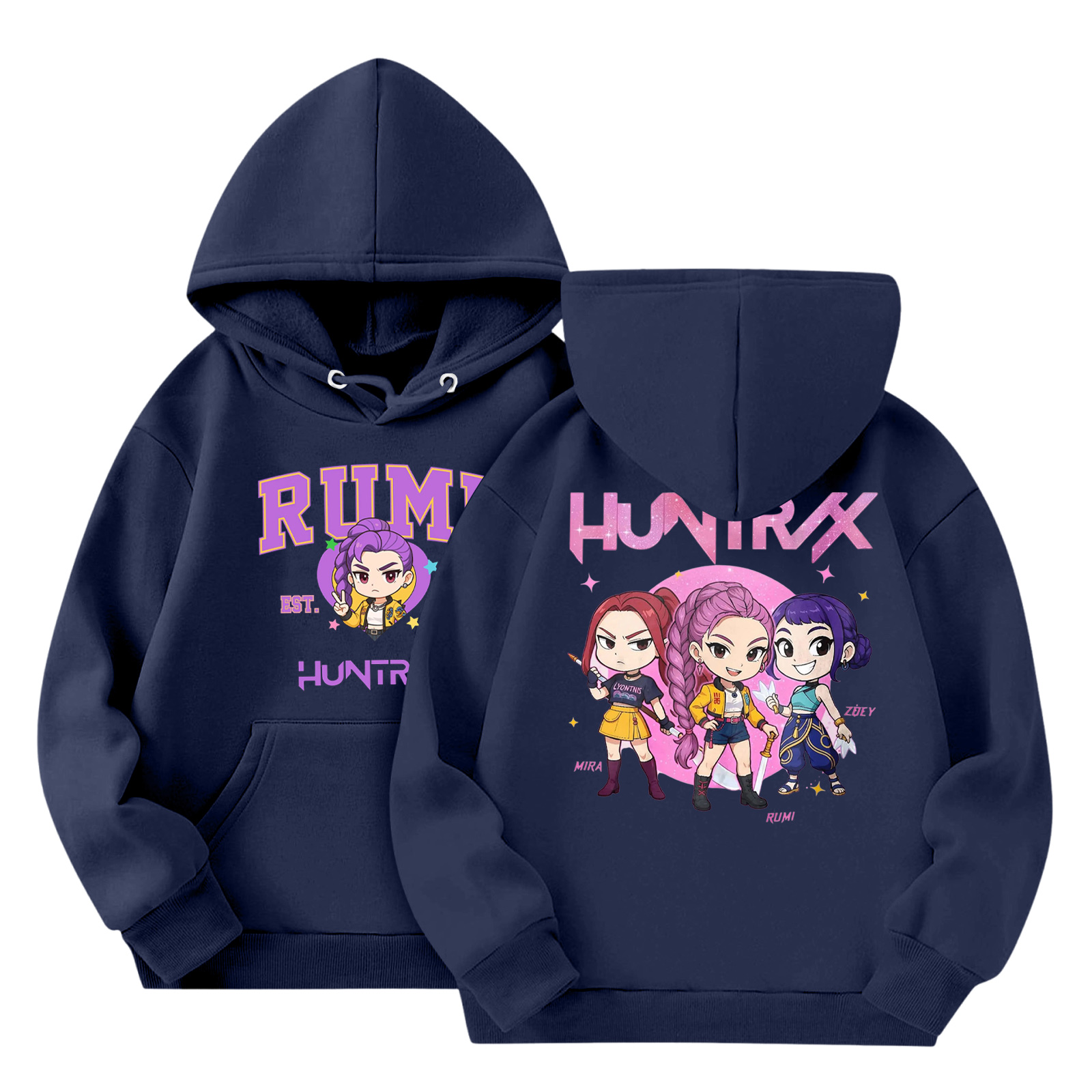 Youpwaven Pop Singer Outfit, Demon Hoodies for Women, Hunters Long ...